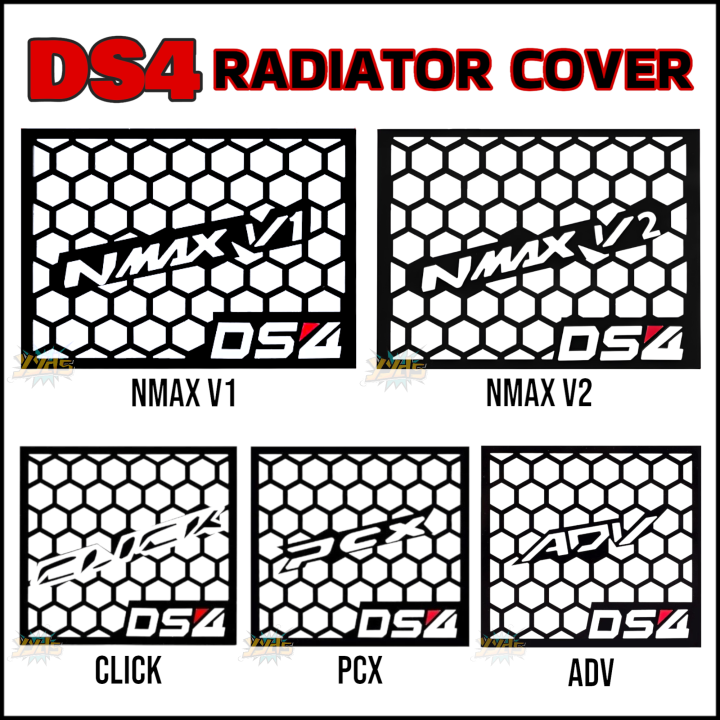DS4 RADIATOR COVER FOR CLICK / PCX / ADV / NMAX V1 / NMAX V2 | Lazada PH