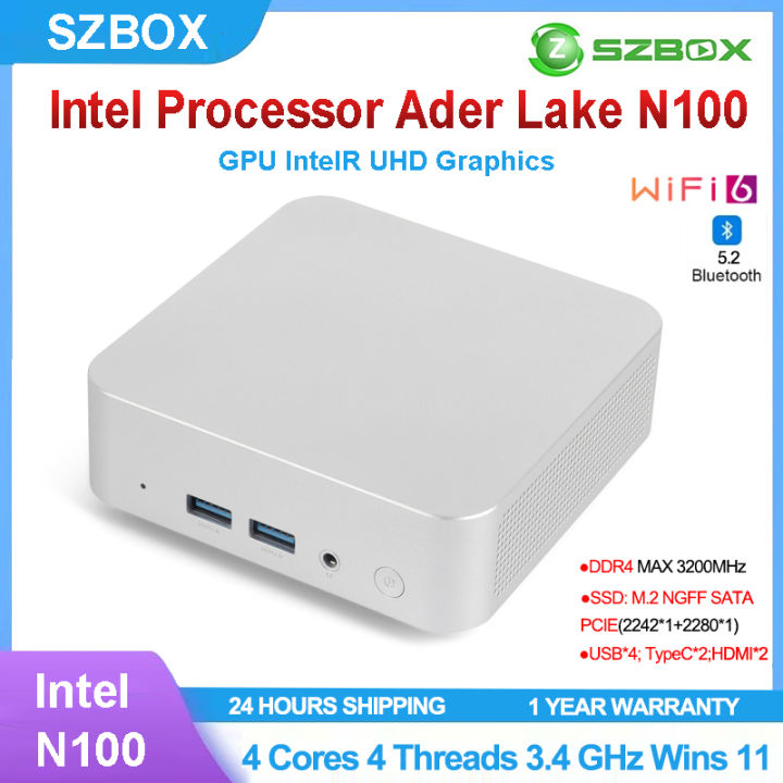 【PH LOCAL SHIP】SZBOX N100 MINI PC W6 Intel Alder Lake N100 SO-DIMM DDR4 ...
