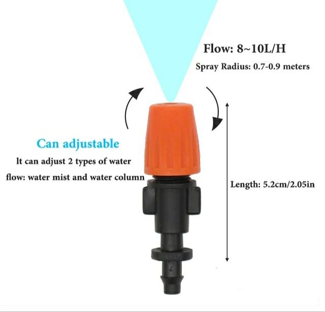 Mist Sprinkler Sprayer Nozzle Kabut 1pcs | Lazada Indonesia