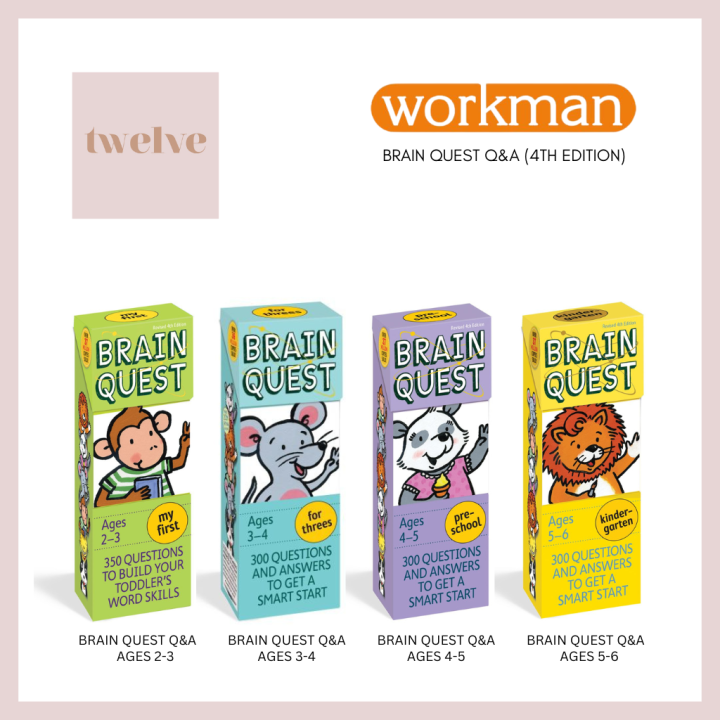 Brain Quest Q&A Cards : 300 & 350 Questions and Answers l My First ...