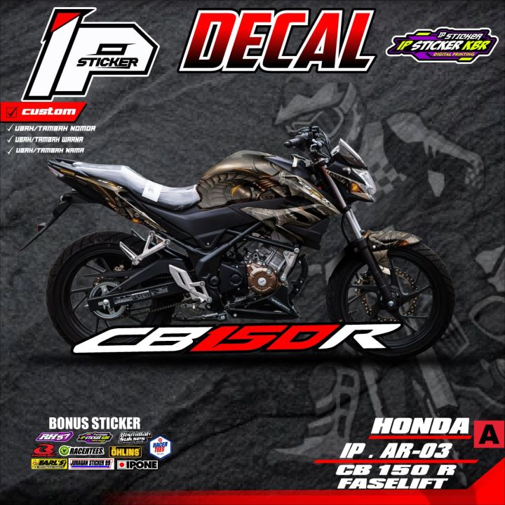(cod) decal CB 150R FACELIFT- sticker decal variasi full body list ...