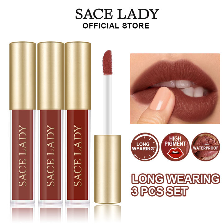 SACE LADY Liquid Lipstick Waterproof Matte Nonstick Cup Lasting ...