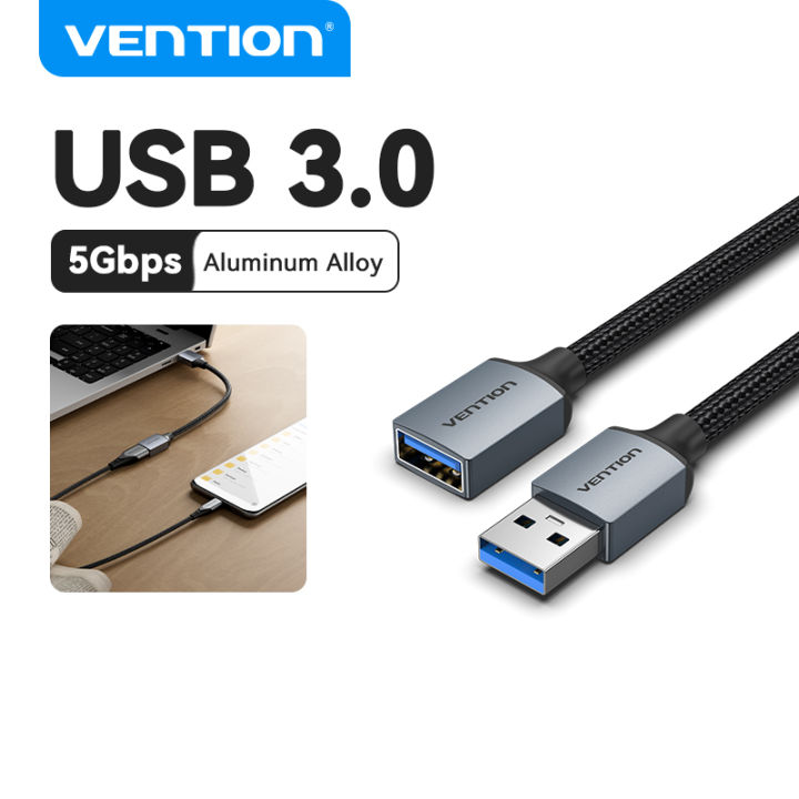 Vention USB 3.0 Extension Cable USB A Male to Female 5Gbps Fast Data ...