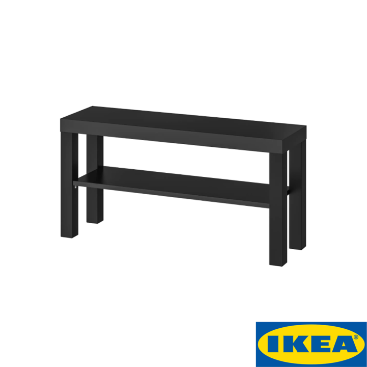 IKEA LACK TV bench Black White 90x26x45 cm | Lazada