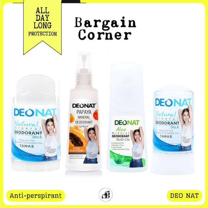 DEO NAT Anti-perspirant Deodorants [ASSORTED PRODUCTS] | Lazada PH