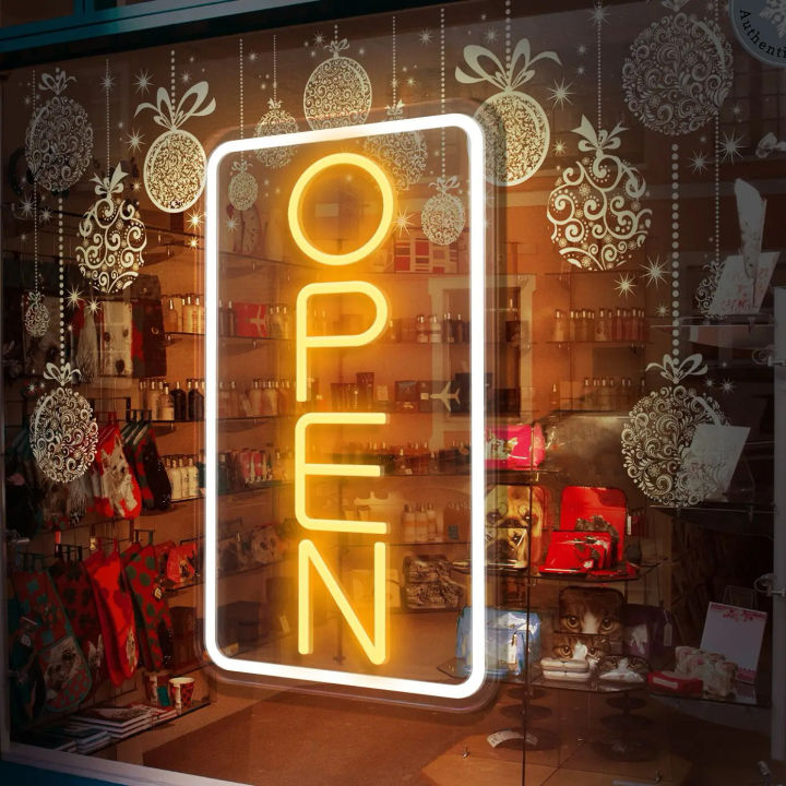 LED Neon Open Sign For Business Neon Lights Open Sign Led Wall Decor ... LED Neon Open Sign For Business Neon Lights Open Sign Led Wall Decor ...