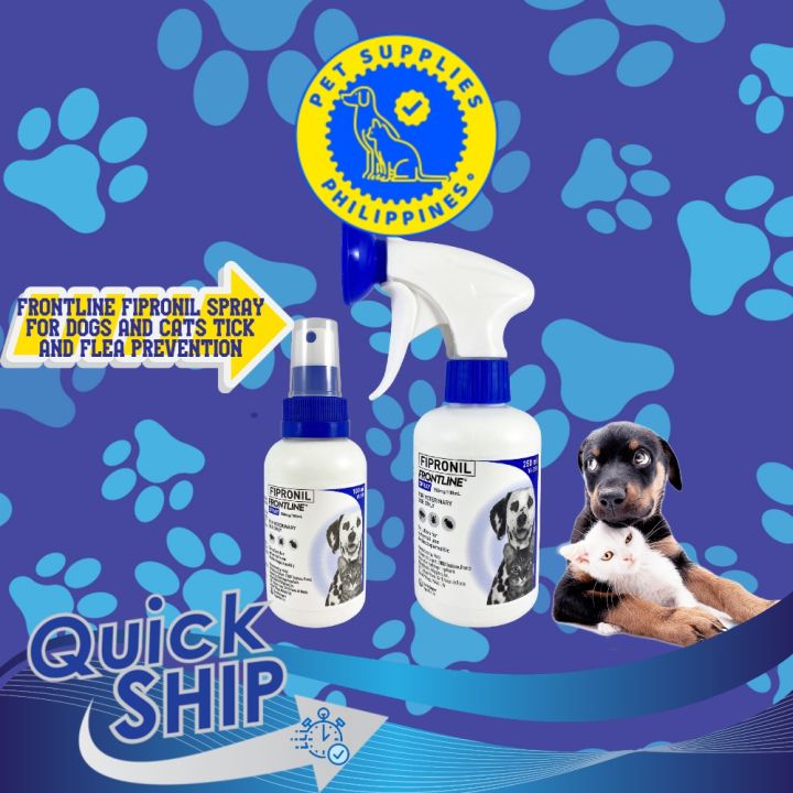 Tops Frontline Fipronil Spray For Dogs and Cats Tick and Flea ...