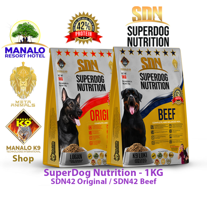 SUPERDOG NUTRITION - SDN42 Original (1KG) or SDN42 Beef (1KG) | Lazada PH