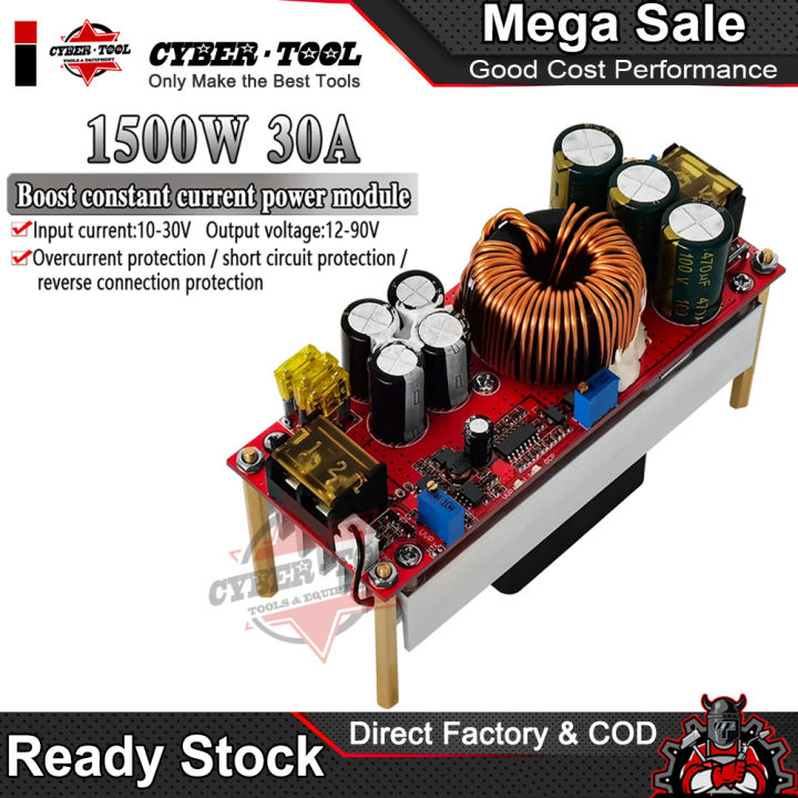 DC-DC 1500W 1200W 400W 150W Voltage Step Up Converter Boost CC CV Power Supply Module Step Up ...