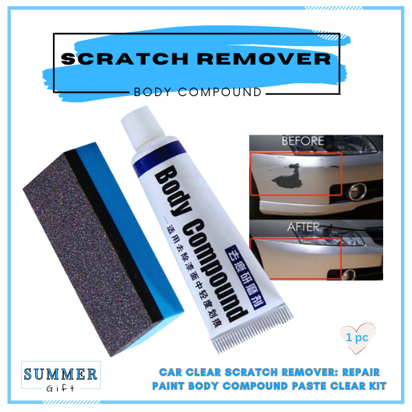 BODY COMPOUND CAR CLEAR SCRATCH REMOVER REPAIR PAINT BODY COMPOUND ...