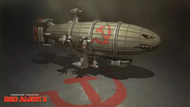 Command And Conquer Red Alert Kirov Airship 3D Stereo Paper Model DIY ...