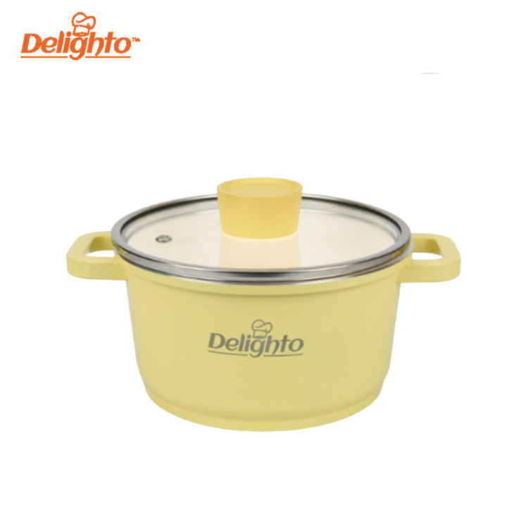 [NEW] Delighto Macaron series Die Cast Aluminium 16cm Sauce Pot (Pink ...