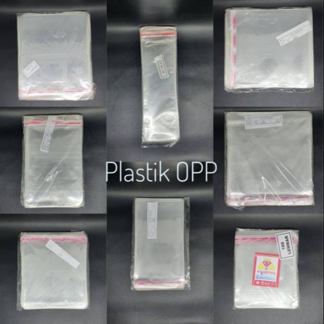 Plastik OPP Bening Aneka Ukuran HARGA MURAH (Per Pack isi 100 lembar ...