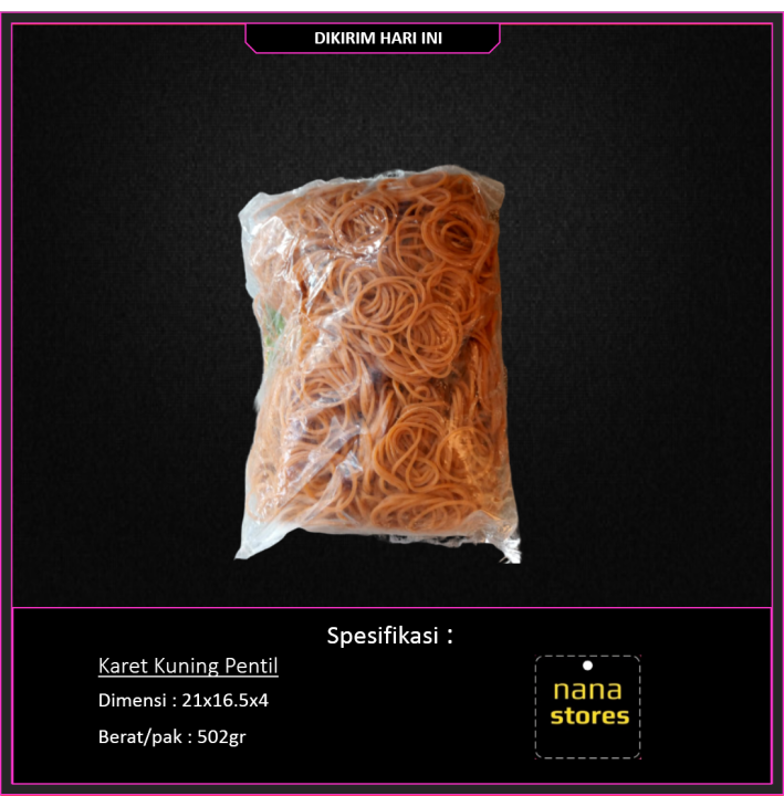 Karet gelang pentil, karet gelang kuning, karet super elastis karet ...