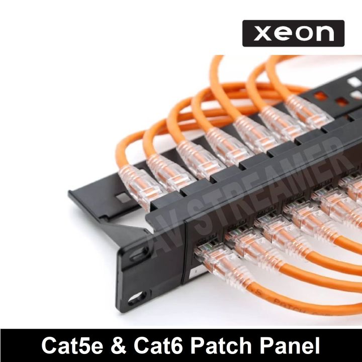 Cat5e Cat6 24/48 ports Network Patch Panel | Lazada