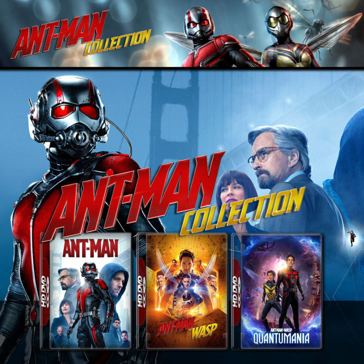 Ant-Man แอนท์-แมน ภาค 1-3 (2015,2018,2023) DVD หนัง มาสเตอร์ พากย์ไทย ...