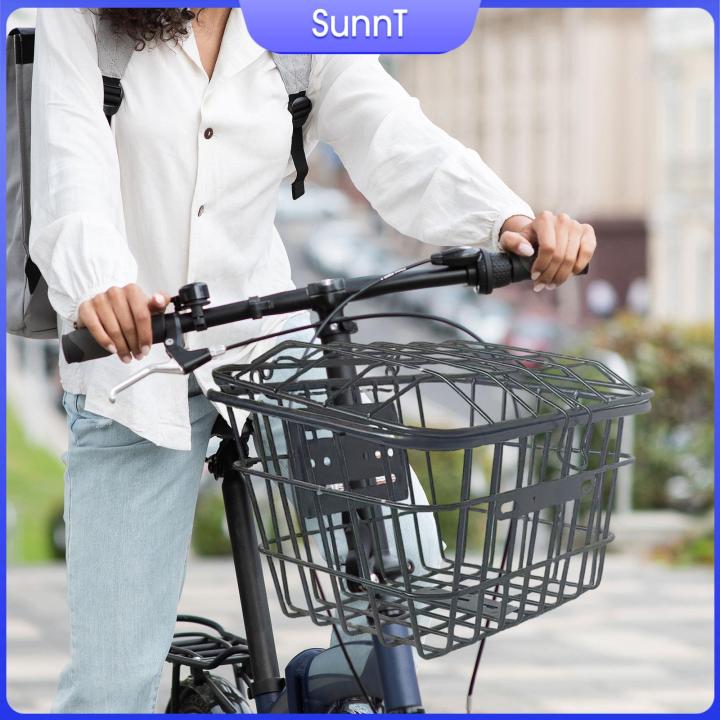 SunnT ตู้เก็บของตะกร้าจักรยานหลังประกอบได้สะดวกโครงตะกร้าจักรยานแข็งแรง ...