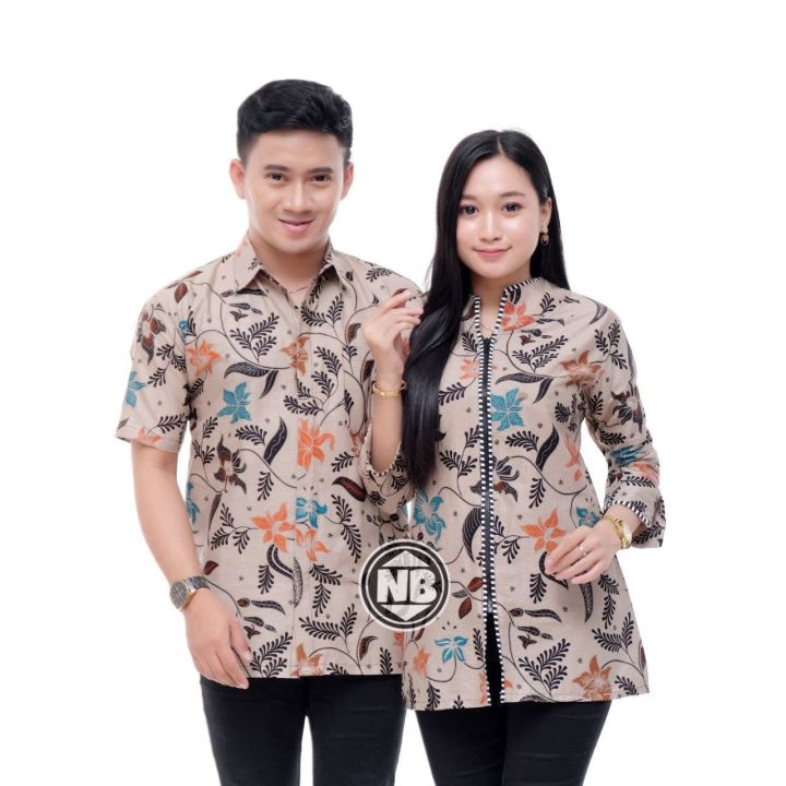 Batik Couple Motif teratai | Lazada Indonesia