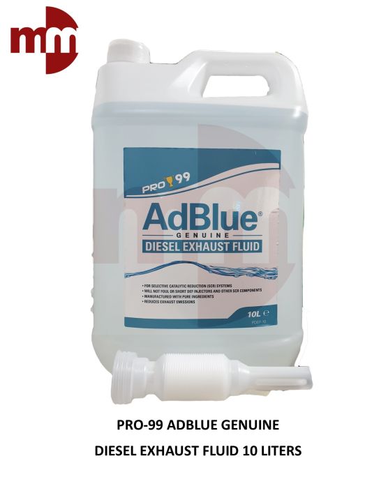 PRO-99 ADBLUE DIESEL EXHAUST FLUID (DEF) 10 LITERS PDEF-10 | Lazada PH