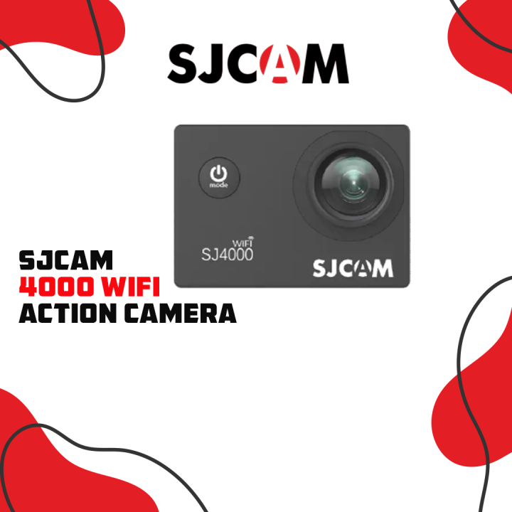 SJCAM SJ4000 WiFi | Up to 98 ft with SJCAM Waterproof Case | 170° Ultra ...