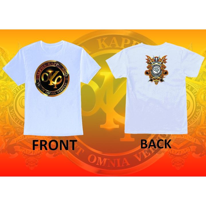 ALPHA KAPPA RHO AKP FRATERNITY SHIRT WHITE A | Lazada PH