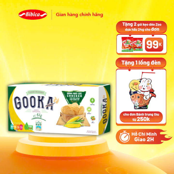 Bánh Gooka Cracker Ngũ Cốc Khoai Tây Bibica 160g | Lazada.vn
