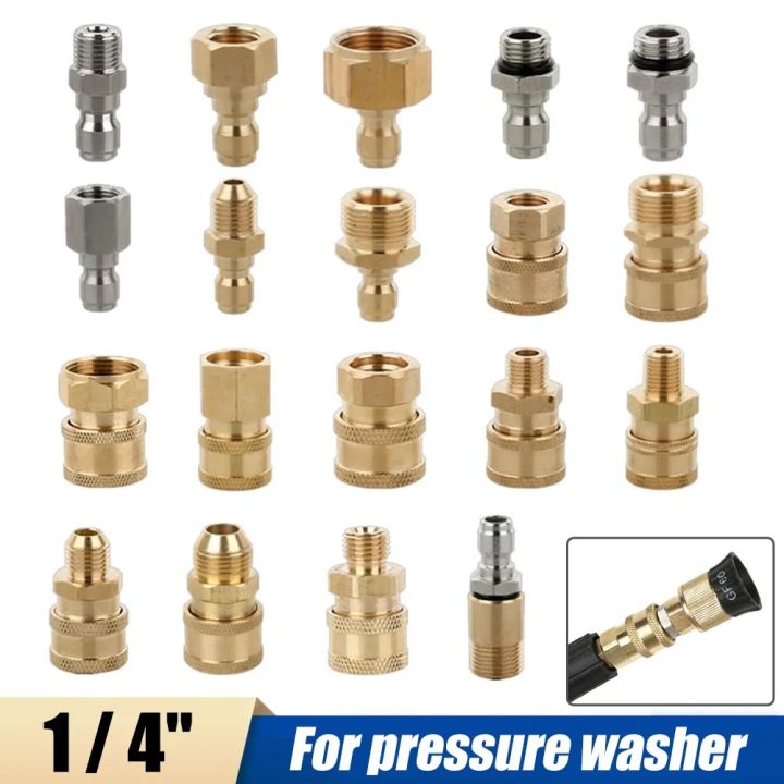 Stainless/Brass Pressure Washer Quick Adapter For Car Wash High ...
