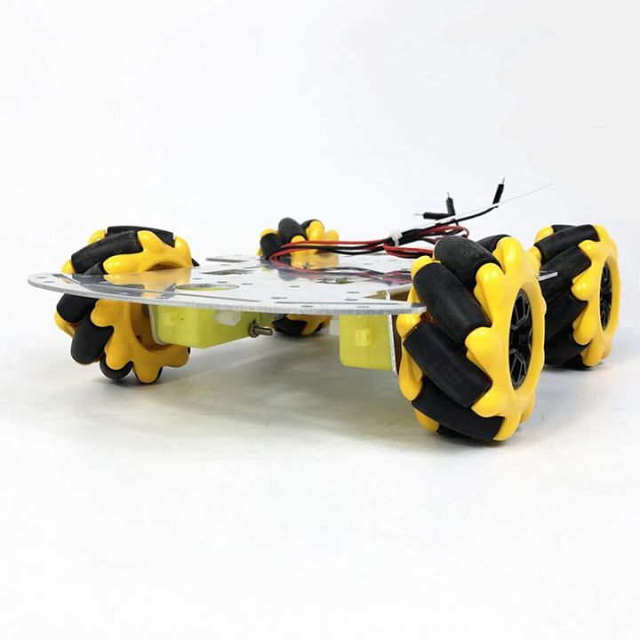 Smart Robot Car Kit Four-Wheel Smart Mecanum Wheel Single-Layer ...