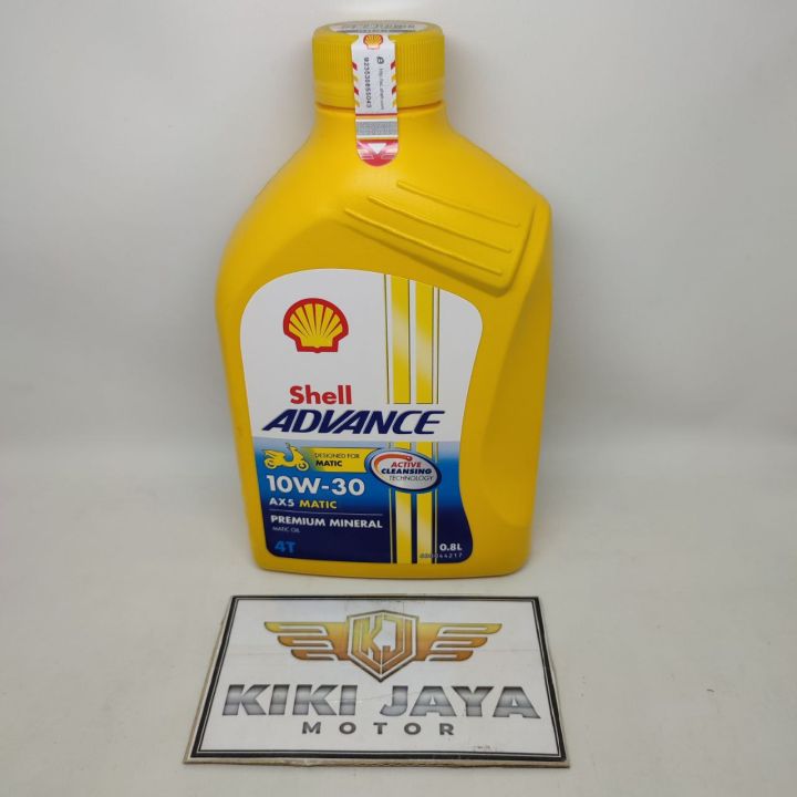 Oli Motor Shell Advance AX5 Matic 10W-30 0.8 Liter | Lazada Indonesia