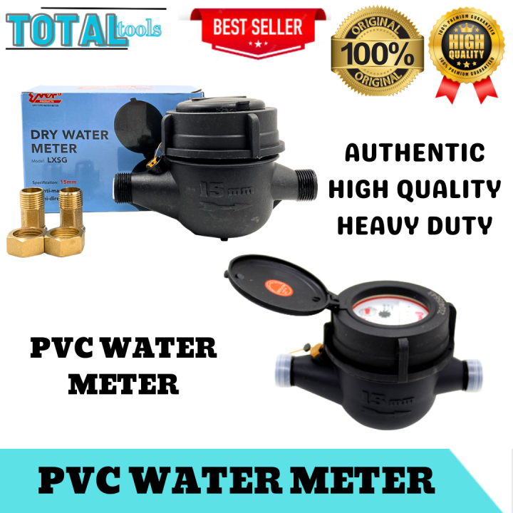 DRY TYPE PVC WATER METER BLACK WATER METER | Lazada PH
