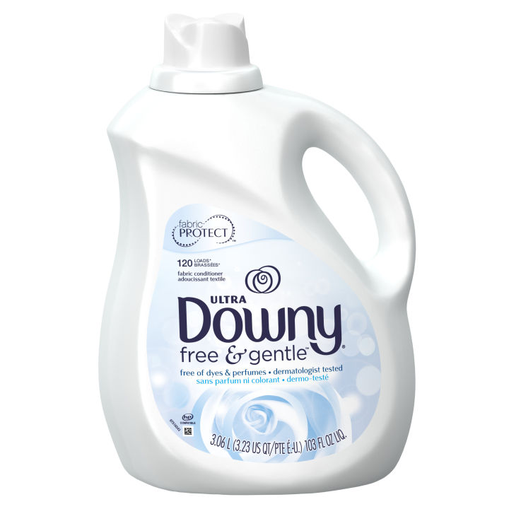 Downy Ultra Free & Gentle, 120 Loads Liquid Fabric Softener for ...