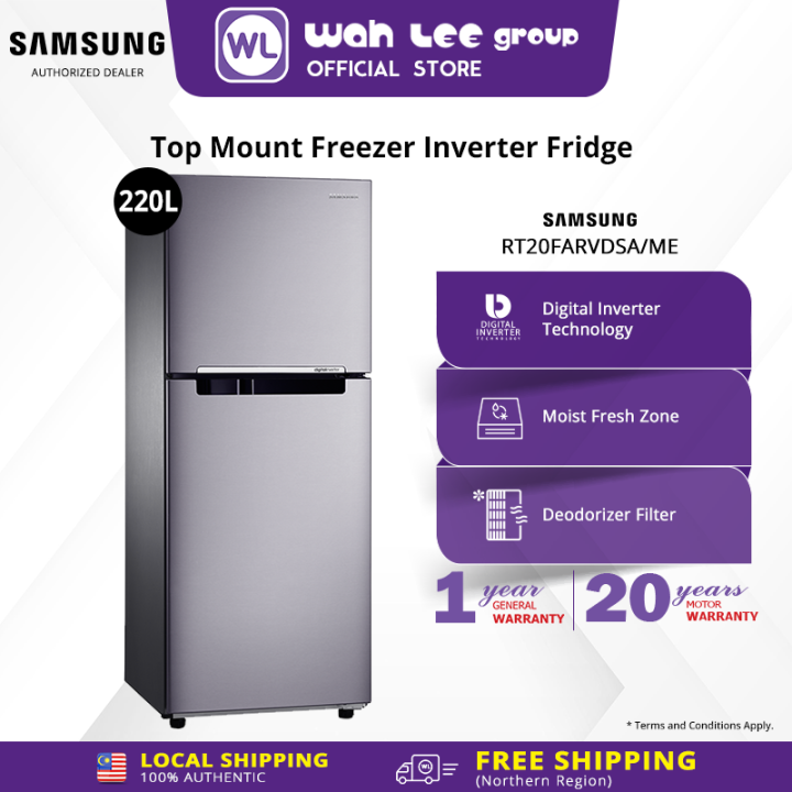 [SAVE4.0 NUR] Samsung 220L Refrigerator Fridge Top Mount Freezer 220L ...