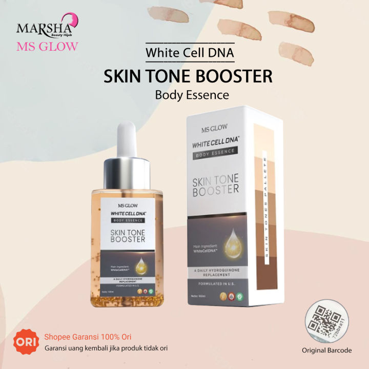MS GLOW Skin Tone Booster Cell DNA Body Essence Original | Lazada Indonesia