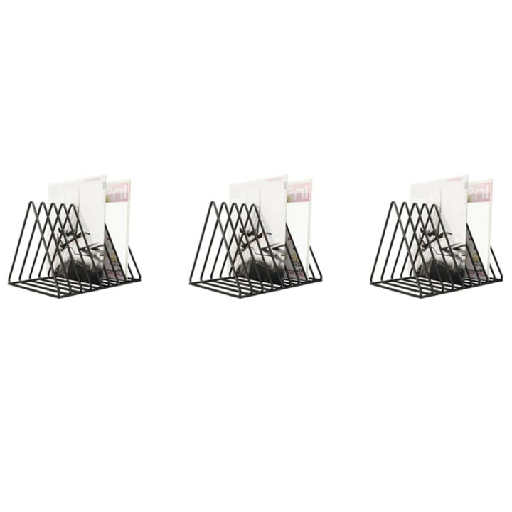 (BVWG) 3X Vinyl Record CD Magazine Storage Rack Album Display Rack ...