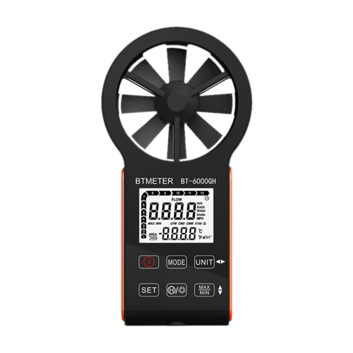Wind Speed Wind Volume Anemometer Digital Wind Speed and Temperature ...