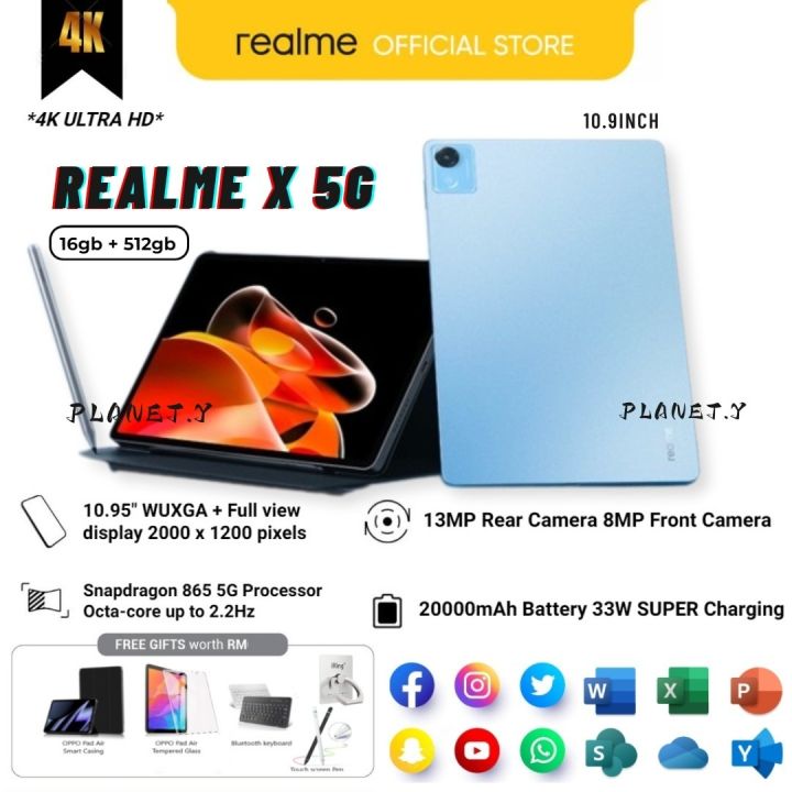 [SUPER CRAZY PROMO]2024 Realme Pad Tablet P70 Inch Android 10.9Inch ...