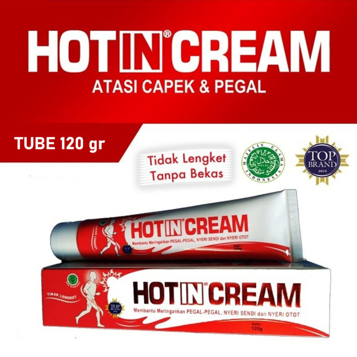 Hot In Cream Original Kemasan Tube 60 gr & 120 gr - Hotin Cream Merah ...