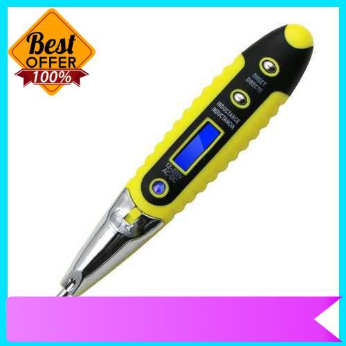 AC DC Electric Test Pen with Night Sight Voltage Detector Tester Tool ...