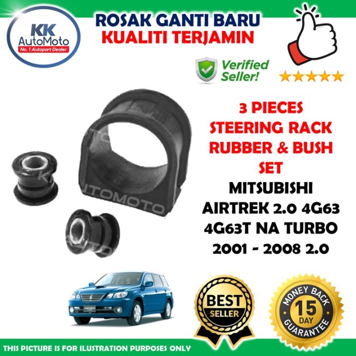 Steering Rack Rubber & Bush Set OEM 3 Biji - Mitsubishi Airtrek 2.0 ...
