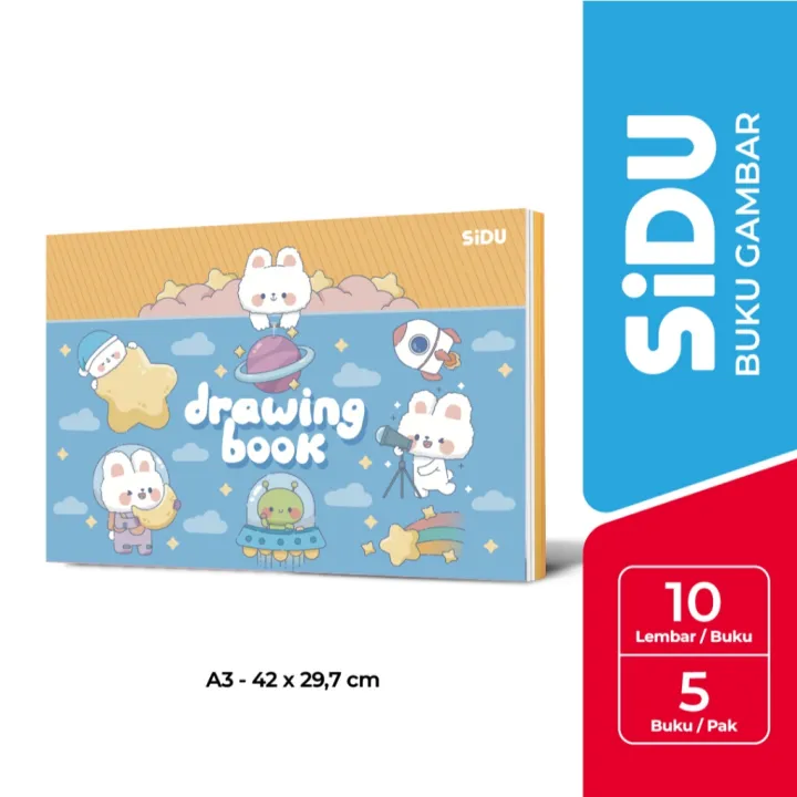 SiDU Buku Gambar A3 5 Buku SDU DB 10 A3 | Lazada Indonesia