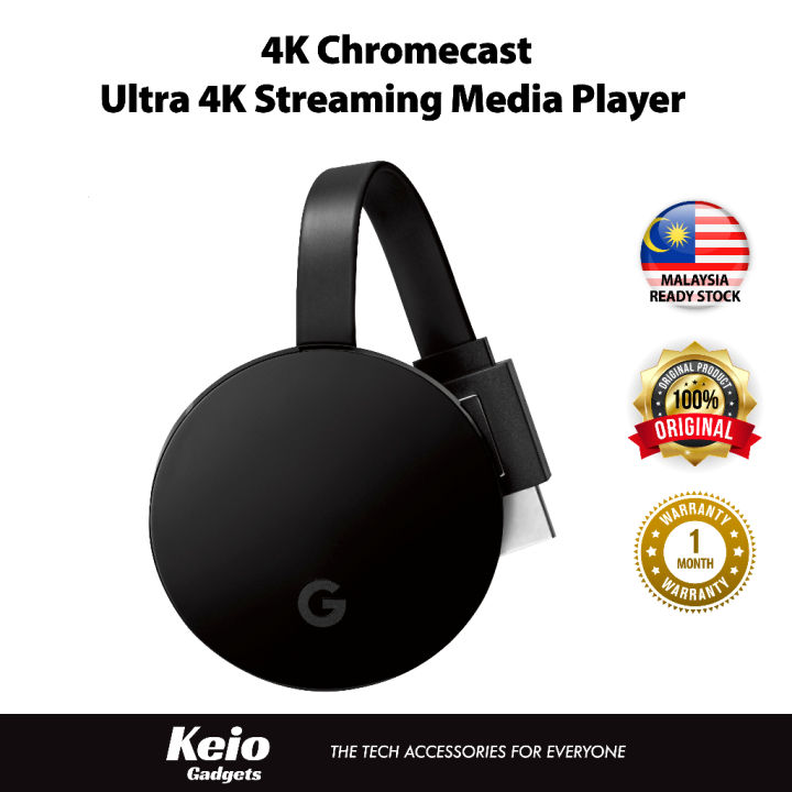 Chromecast TV 4K streaming device by goigle wireless miracast google ...