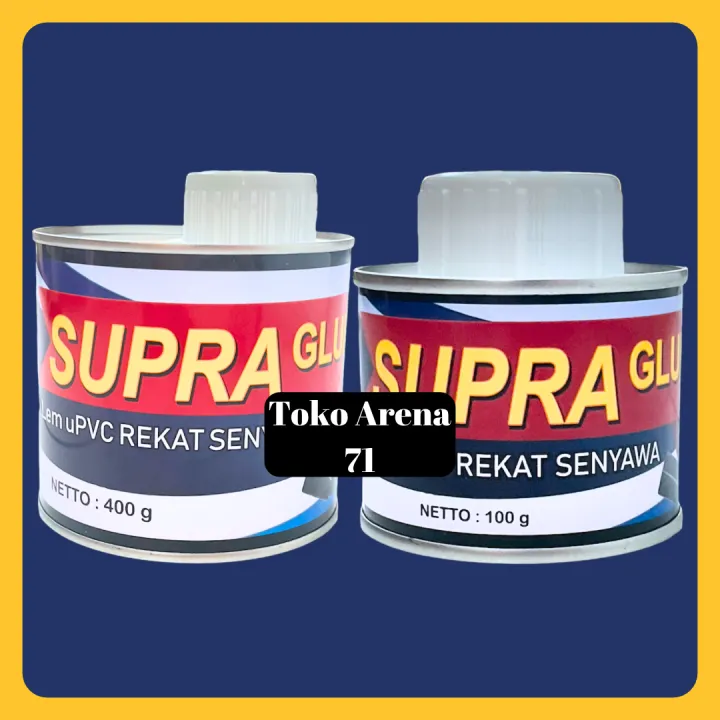 Lem kaleng Supraglue Supra glue 100 Gr 100gr Lem Pipa paralon PVC ...