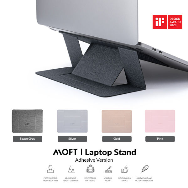 MOFT Laptop Stand | Adhesive Version | Lazada Indonesia