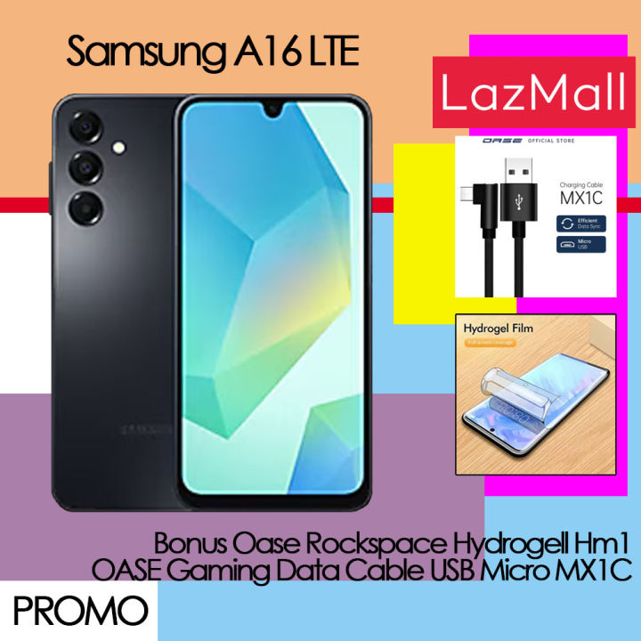 Samsung Galaxy A16 LTE RAM 8GB ROM 128GB & 256GB Garansi Resmi | Lazada ...