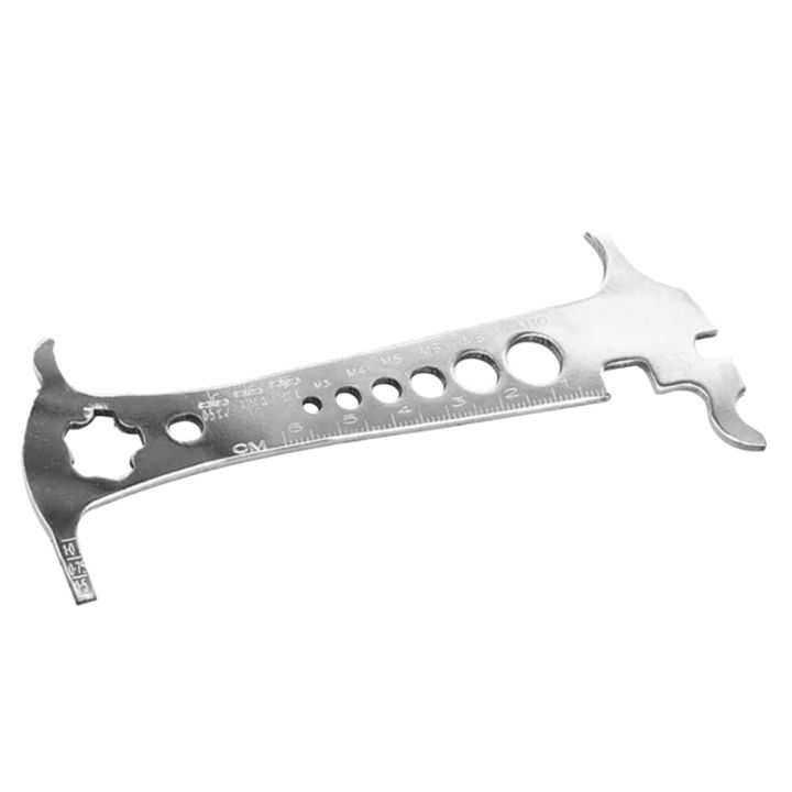 6 in 1 Bicycle Chain Checker Road Bike Gauge Tool Wear Gauge Calipers ...