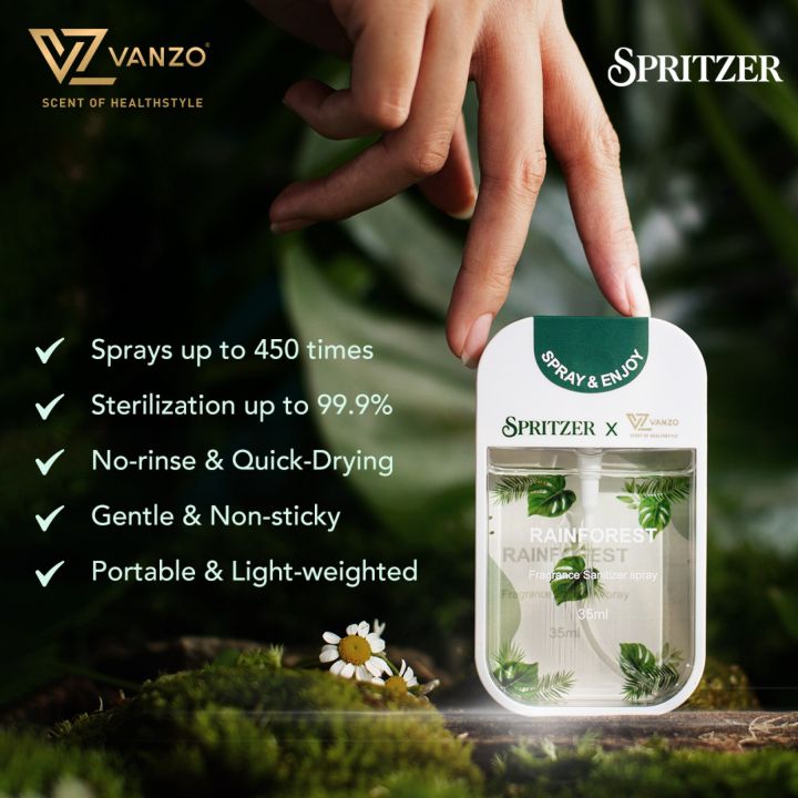 Spritzer Pocket Fragrance Sanitizer Spray (35ml) | Lazada