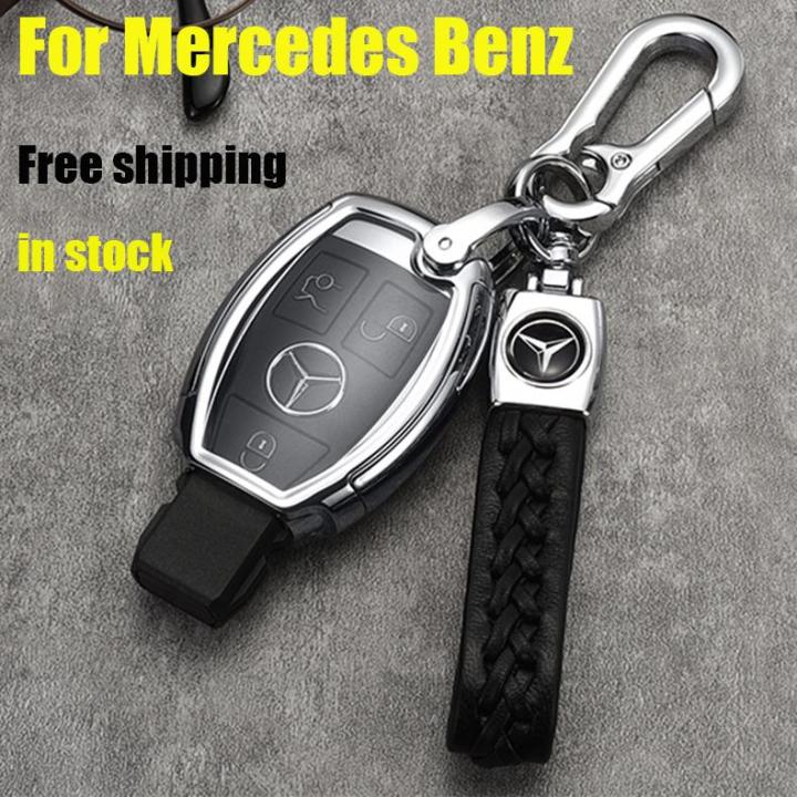 Huiyisunny TPU + PC ฝาครอบรถ Key Chain แหวนสำหรับ Mercedes Benz W203 ...