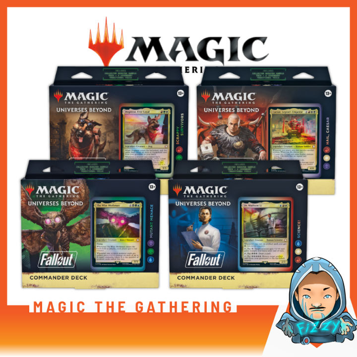 [FIZZY] Magic the Gathering (MTG): Fallout - Commander Deck | Lazada.co.th