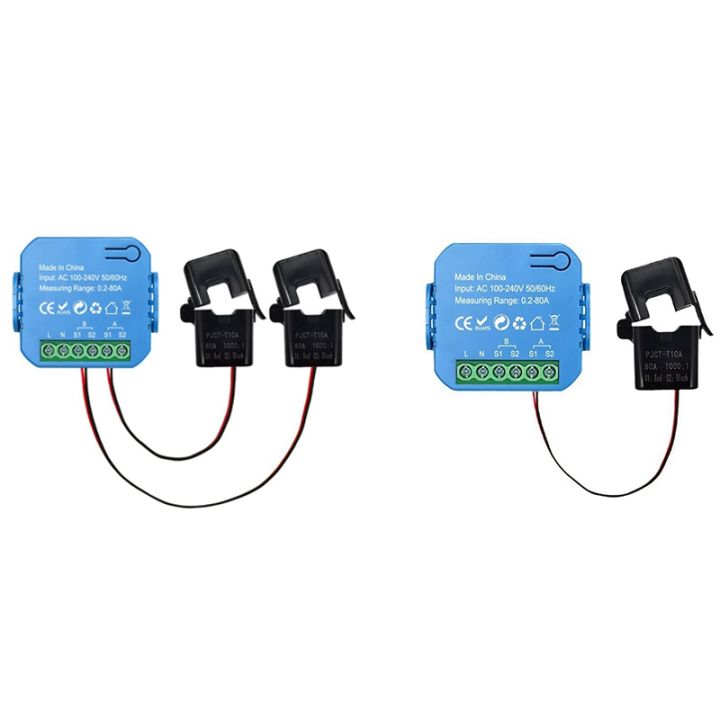 Tuya WIFI Smart Energy Meter Bidirectional with Transformer Clamp App ...