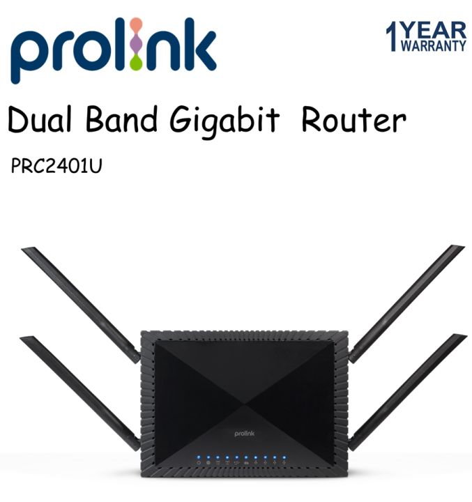 Prolink PRC2401U Wireless AC2600 Dual-Band Gigabit Router | Lazada PH